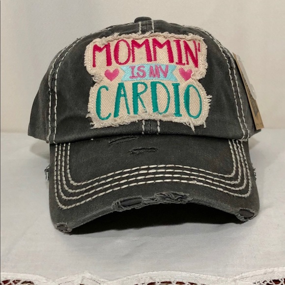 Kb Ethos | Accessories | Mammin Is My Cardio Distressed Baseball Cap ...
